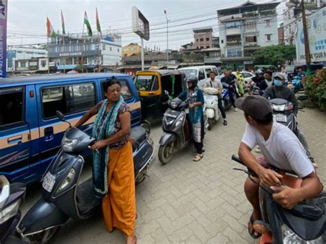 Manipur Violence oil tanker drivers on strike म णपर म उगरवद