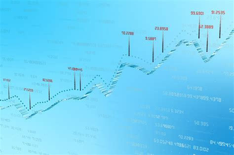 3d 렌더링 파란색 배경으로 주식형 차트 3차원 형태에 대한 스톡 사진 및 기타 이미지 3차원 형태 가격 개념 Istock