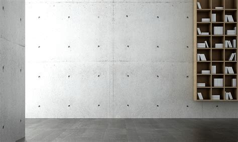 최소한의 빈 거실 인테리어 모의 빈 콘크리트 벽 배경에 흰색 소파 스칸디나비아 스타일 3d 렌더링 0명에 대한 스톡 사진 및 기타 이미지 Istock