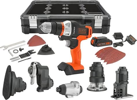 Black And Decker Tool Set With Drill