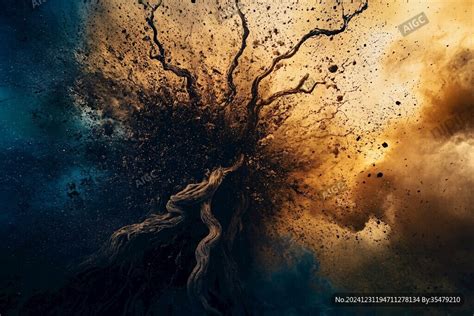 Ai创作图视冲击力背景 创意酷炫特效壁纸桌面 神秘梦幻的大树 超现实的内核 梦幻高清桌面壁纸 爆炸抽象画 视冲击背景 Uhd壁纸 4k壁纸