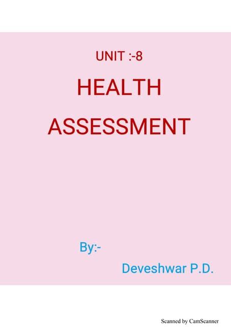 Health Assessment Pdf Merged Pdf Real Estate Renting And Leasing Real Estate