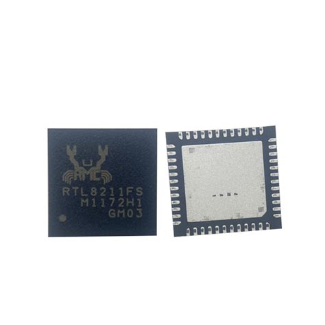 Rtl8211fs Cg Ethernet Ics Gigabit Phy Qfn 48 Electronic Component Supplier Indasina