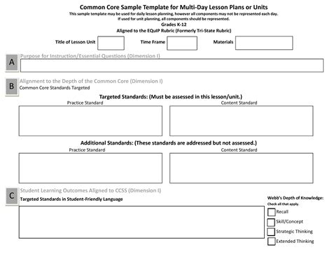 Unit Plan Template Organize And Enhance Your Lessons With This Unit Plan Template Organize And Enhance Your Lessons With This
