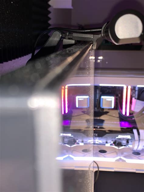 Is This Light Bar Placement Fine Slightly Pushes Into Monitor Screen Rmonitors