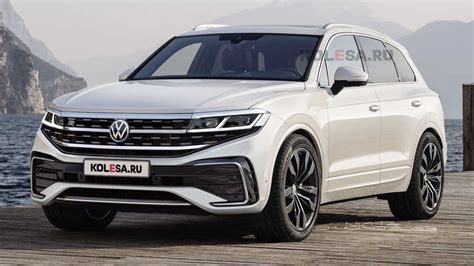 Recreación Volkswagen Touareg 2023 Restyling Del Suv