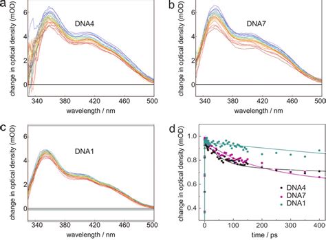 Femtosecond Time Resolved Data A C Temporal Evolution Of The Download Scientific Diagram