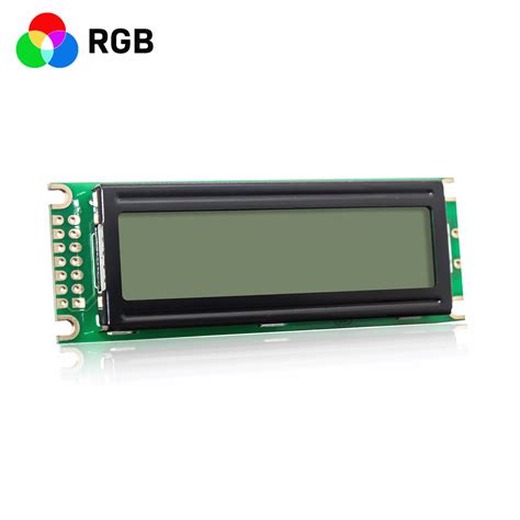 Character LCD Module Monochrome Display 16x2 Characters FSTN With RGB Yellow Green And Blue
