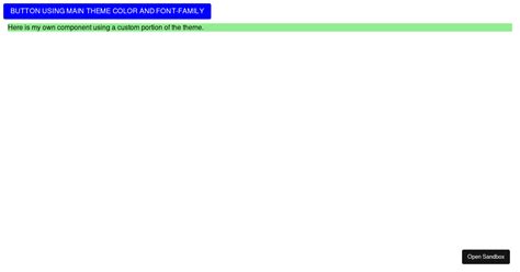 Custom Properties In Theme Codesandbox Custom Properties In Theme Codesandbox