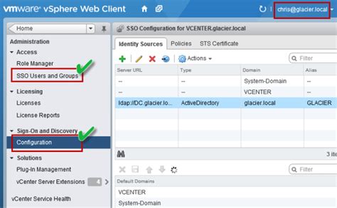 Granting Ad Accounts Administrative Access To Vcenter Sso Wahl Network