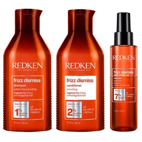 Buy Redken Frizz Dismiss Shampoo Conditioner And Treatment Online In