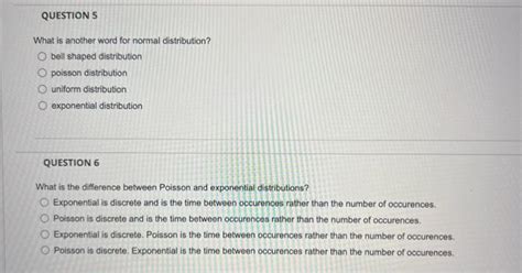 Solved What Is Another Word For Normal Distribution Bell