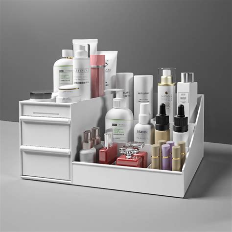 💗초특가💗화이트 심플 책상정리 미니 데스크정리함 데스크테리어 화장품 소품 수납함 서랍함 정리 정리대 정리함 에이블리