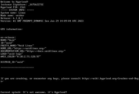 doesn t start · issue 1500 · hyprwm hyprland · github