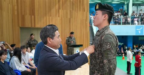 육군 21사단 신병교육대 수료식