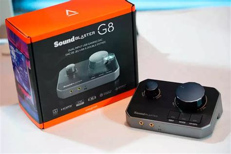 Sound Blaster G8 – внешняя звуковая карта для геймеров