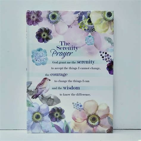 Serenity Prayer Journal Hardcover Shopee Philippines