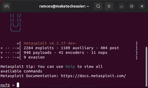 How To Install Metasploit Framework On Ubuntu Linux Make Tech Easier