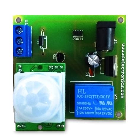 Motion Sensor Detector Module Board Device With Relay Olelectronics