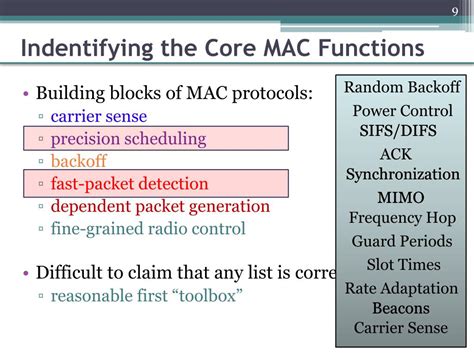 ppt enabling mac protocol implementations on software defined radios