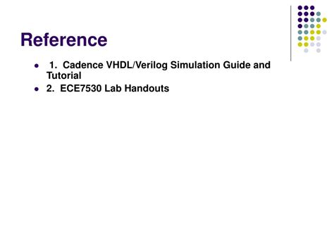 PPT Cadence Verilog Simulation Guide And Tutorial PowerPoint