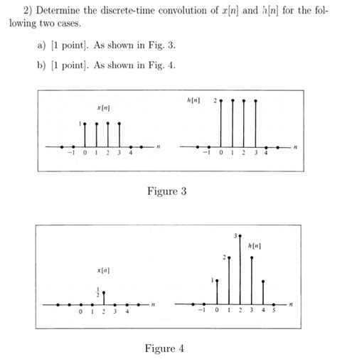 Solved 2 Determine The Discrete Time Convolution Of X N