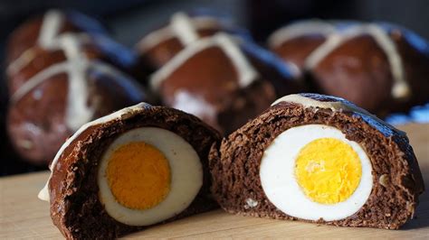 부활절 달걀 핫크로스 번 How To Make Hot Cross Egg Buns Youtube