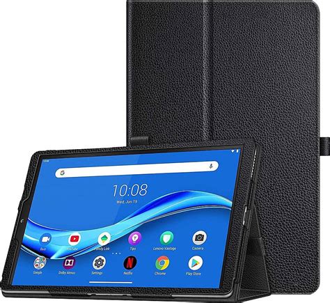 Saharacase Folio Case For Lenovo Smart Tab M Fhd Plus Nd Gen Black Sb Ln M Hd Best Buy