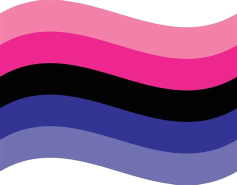 Omnisexual Pride Flag In Shape Lgbtq Flag 35038398 Vector Art At Vecteezy