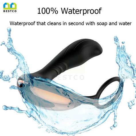 Bestco Waterproof Silicone Prostate Massage Machine Tools With Remote