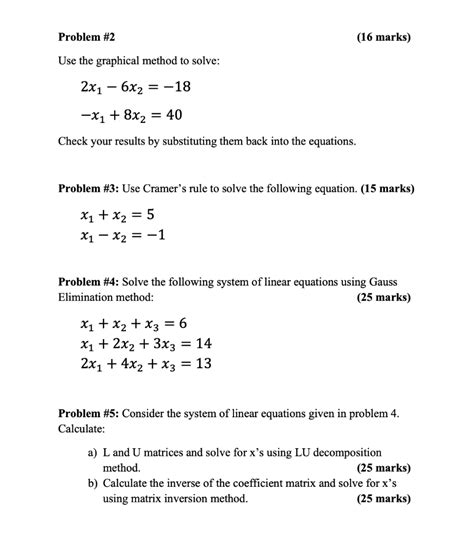 Solved Use The Graphical Method To Solve