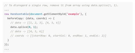 Copying Custom Column Output Questions Handsontable Forum