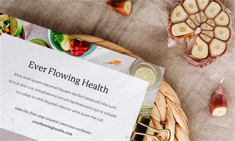 Portfolio Ever Flowing Health Holistic Health Coach Logo