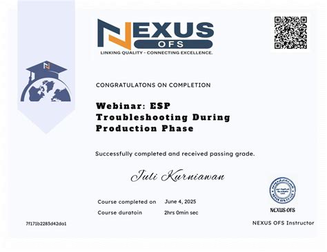 Tutor Certificate Juli Kurniawan