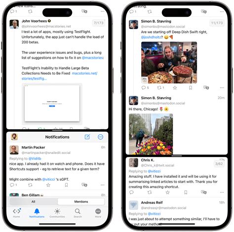 Fiery Feeds For Ios Added An In App Split View Mode That I Wish More Iphone Apps Offered
