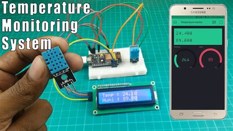 How To Make A Temperature And Humidity Monitoring System Using Nodemcu And Blynk Sritu Hobby