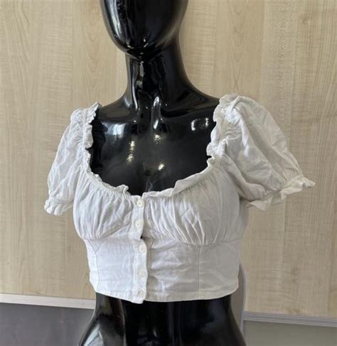 Коттоновий топ — ціна 100 грн у каталозі Топи Купити жіночі речі за доступною ціною на Шафі