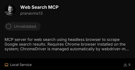 Web Search MCP MCP Servers LobeHub
