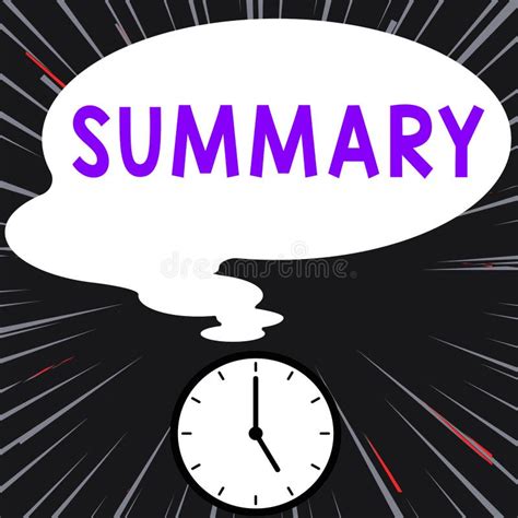 Inspiration Showing Sign Summary Concept Meaning Brief Statement Abstract Synopsis Concise