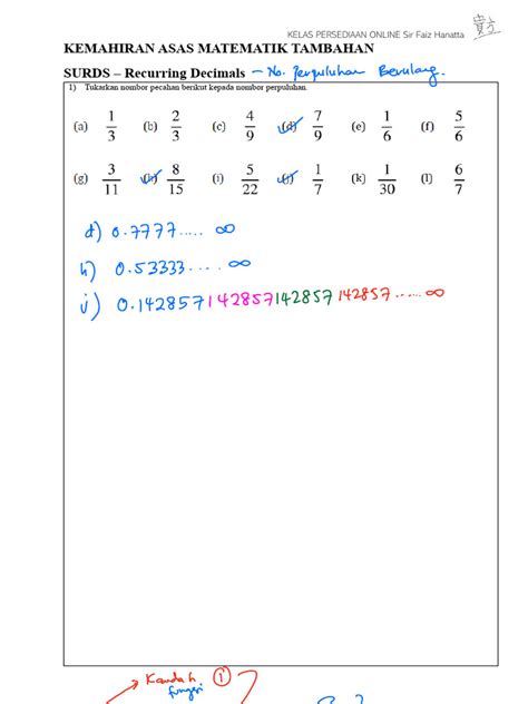 6 Surds Hand Out 3 Pdf