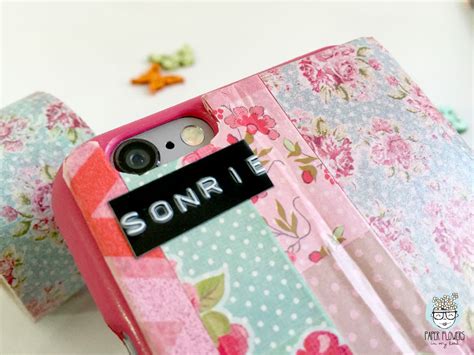 C Mo Personalizar Tu Funda De M Vil Con Washi Tapes Paper Flowers In My Head