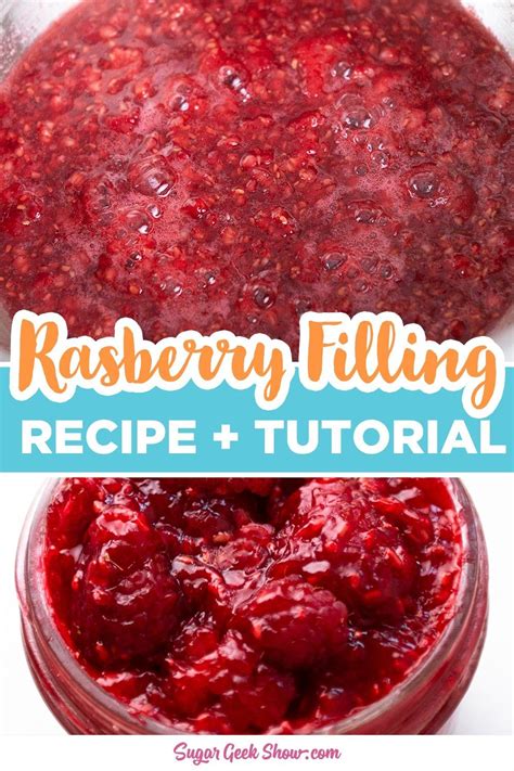 This Easy Raspberry Cake Filling Recipe Is Perfect For Cake Layers Its Thick Enough To Stay