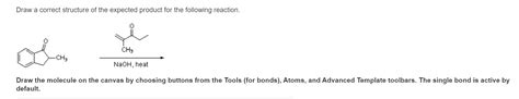 Solved Draw A Correct Structure Of The Expected Product For