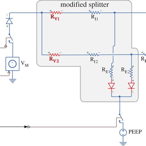 Circuit Diagram For The Modified Splitter Compared To Figure 1 Download Scientific Diagram