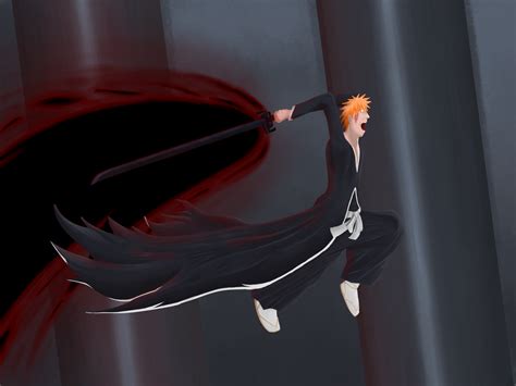 Ichigo Final Getsuga Tenshou Drawing