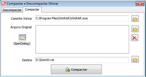 quick tips compactar e descompactar com winrar delphi parte ii devmedia