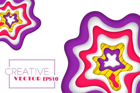 종이 잘라 모양3d 추상 배경 수직 배너입니다 0명에 대한 스톡 벡터 아트 및 기타 이미지 0명 개념 광고 Istock