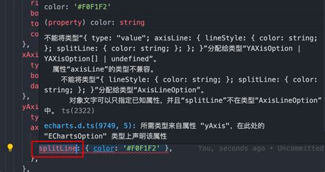 缺少类型 Issue apache echarts GitHub
