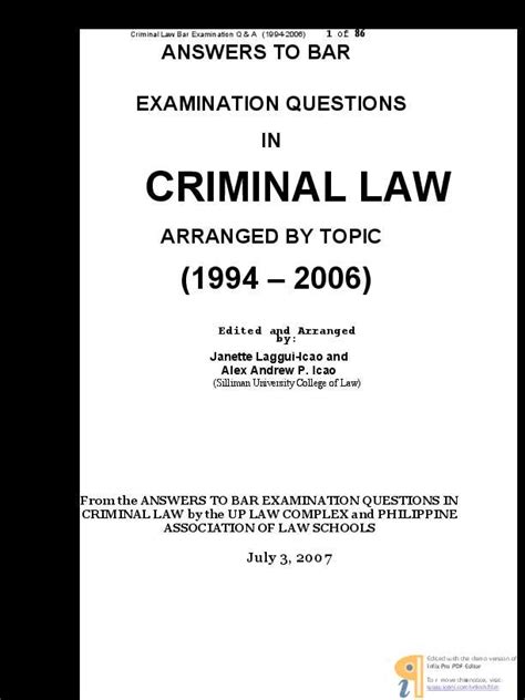 California Bar Exam Questions And Answers Guide