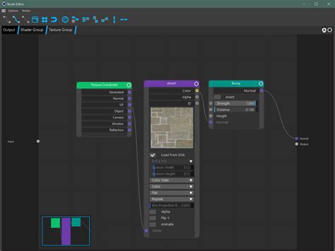 Using The Node Editor